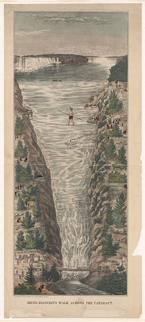 Charles Blondin Walked across Niagara Falls on a Tightrope in 1859 ...