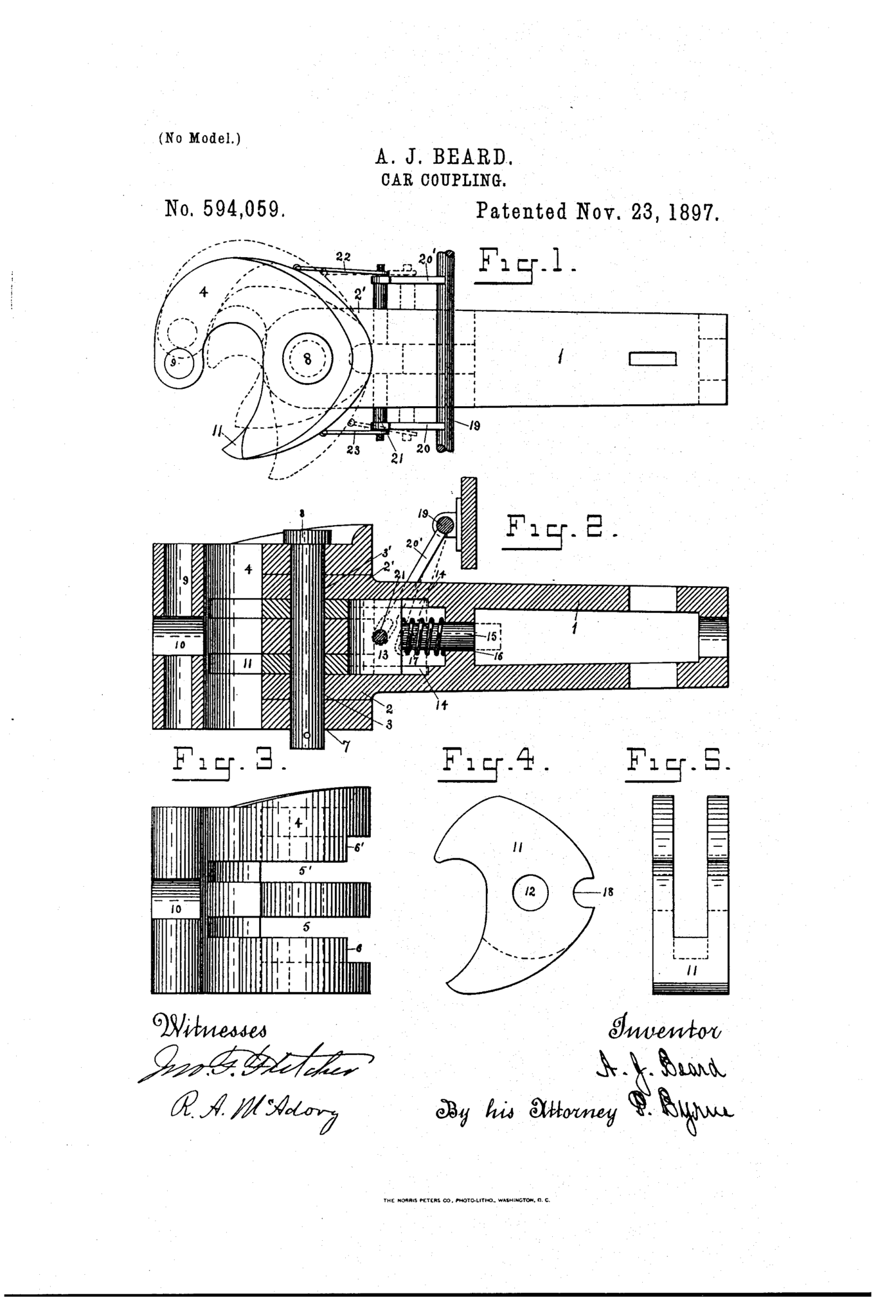 Jenny Coupler Was Patented by Andrew Jackson Beard in 1899 » Celebrate ...